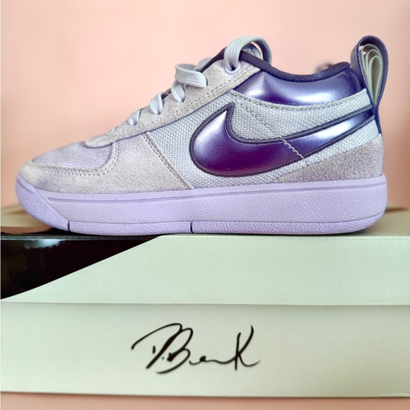 Nike | Shoes | Nike Book Lilac Purple Boy Sneakers Devin Booker Dbook ...